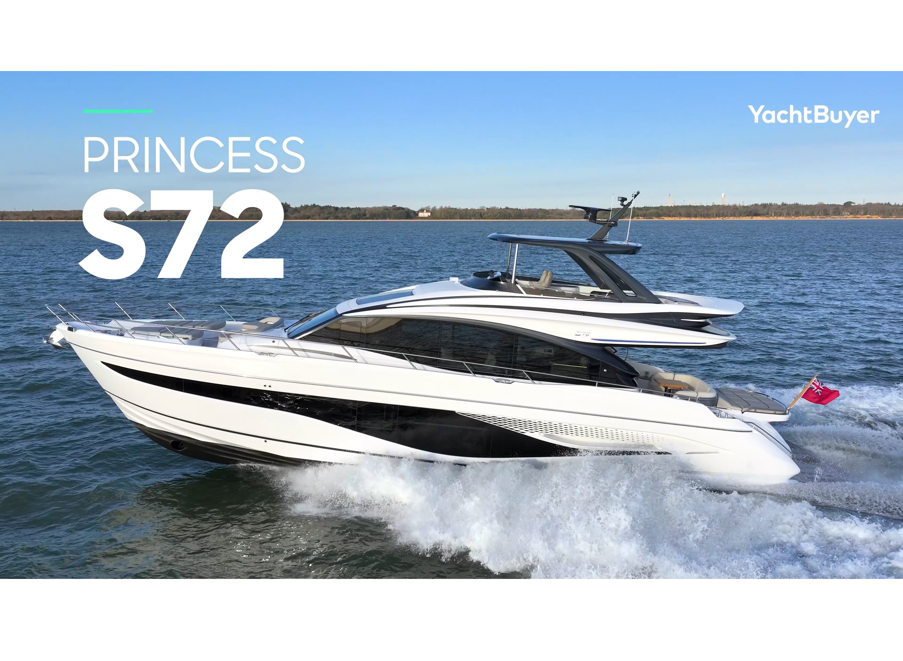 S72 Luxury Sportbridge Yacht - S Class - Princess Yachts