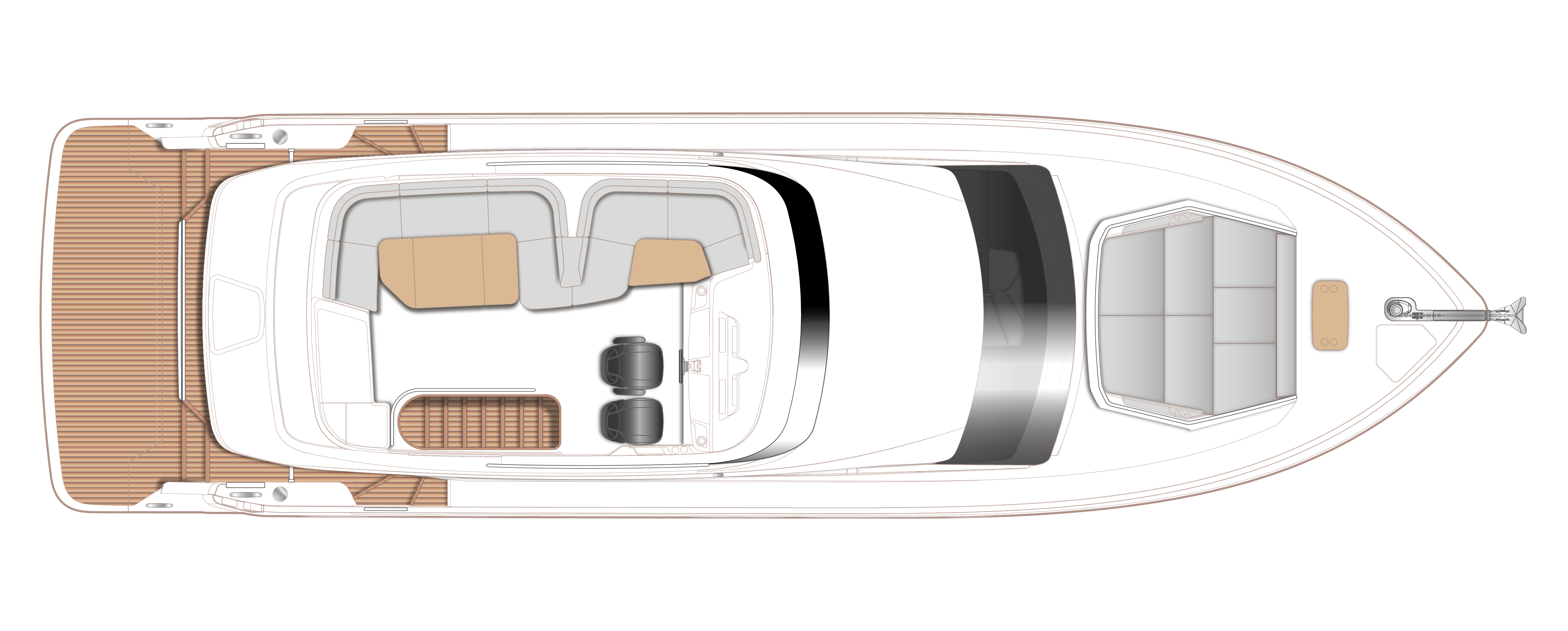 F54 Luxury Flybridge Yacht | 55ft Yacht | Princess Yachts